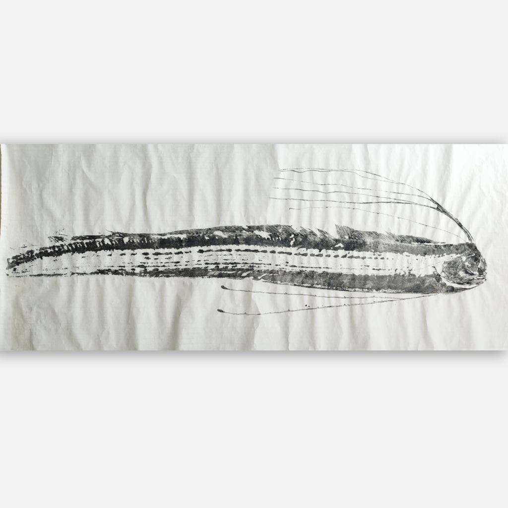 Oarfish - Adri Gyotaku